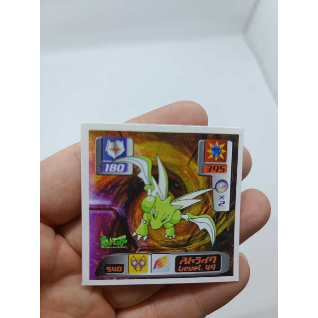 Jual Scyther Hyper Sticker 2000 Amada Pokemon Japan Vintage Card ...