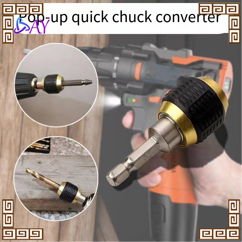 Jual Adaptor Mata Bor/Quick Change Adapter/Shank 60mm 1pc/ Keyless ...