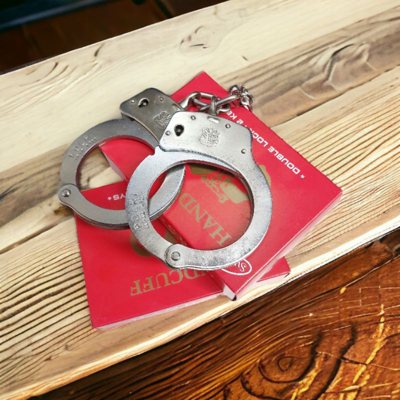 Jual Borgol Tangan borgol satpam security double kunci handcuff borgol ...