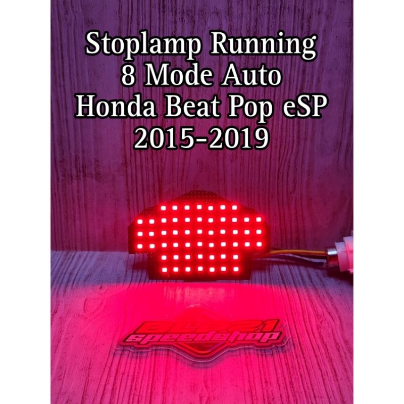 Jual Stoplamp Running Honda Beat Pop Esp 2016-2019 pnp 8Mode Otomatis ...