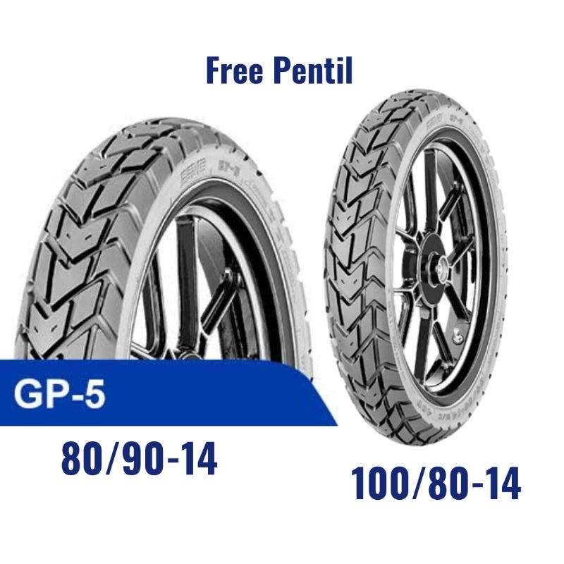 Jual Ban Motor Matic IRC Paket GP5 80 90 Ring 14 & 100 80 Ring 14 Tubeless | Shopee Indonesia