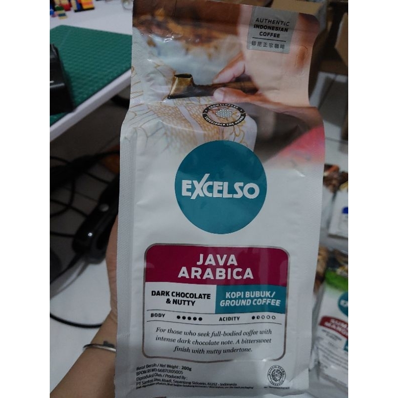 Jual Kopi Excelso Java Arabica 200gr - Kopi Bubuk Excelso Java Arabica ...