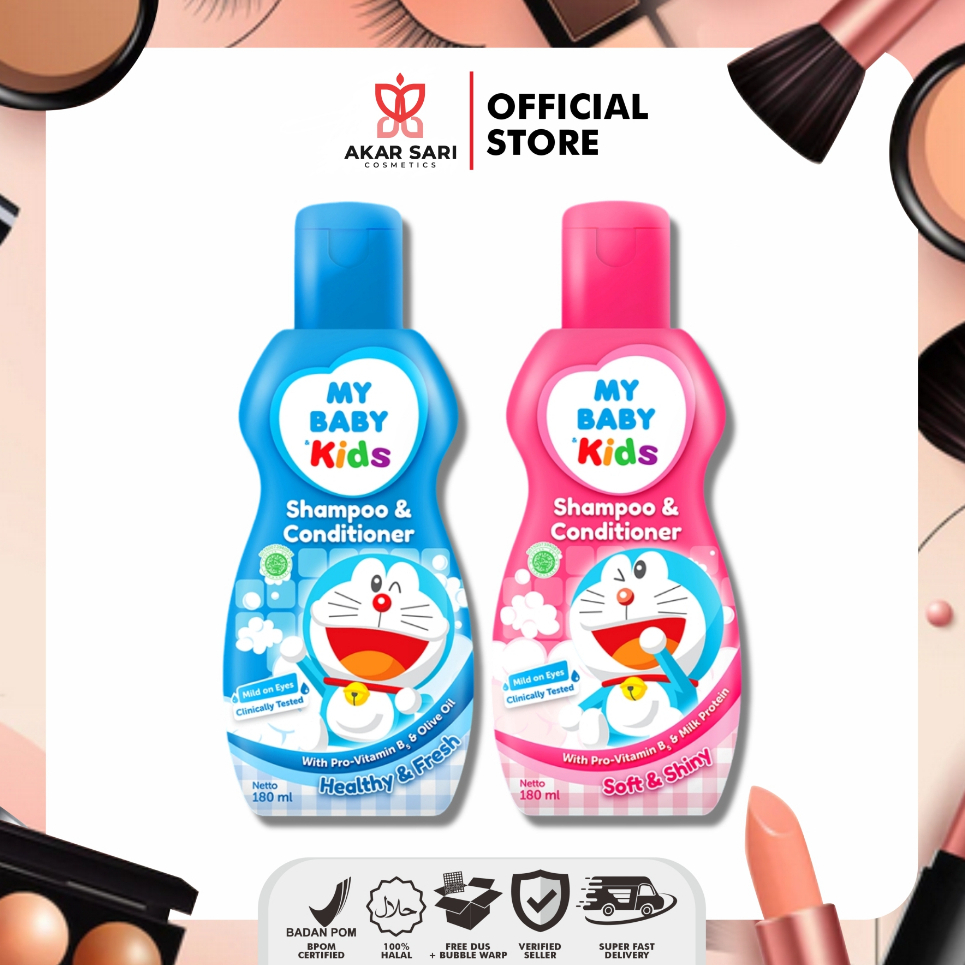 Jual MY BABY KIDS SHAMPOO & CONDITIONER - 180 ml | Shopee Indonesia