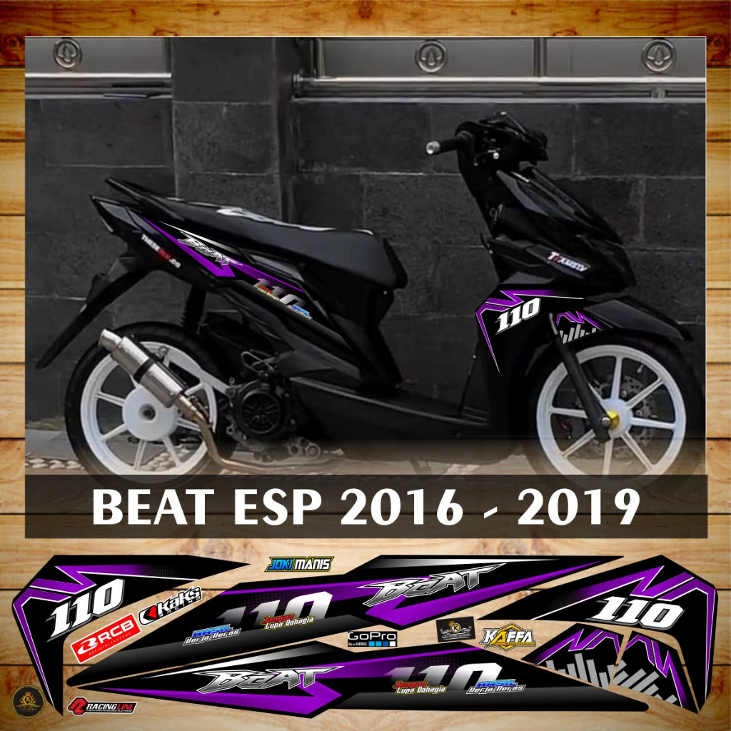Jual Sticker Striping Variasi Beat Esp List Motif Beat Street / New ...