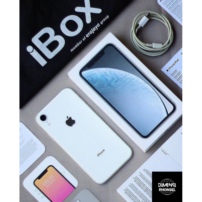 Jual Iphone XR 128 64 gb iBox Fullset Original Resmi | Shopee Indonesia