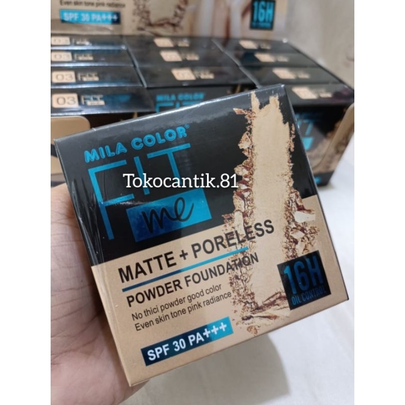 Jual Fit Me Matte+Poreless Powder By Mila Colour | Shopee Indonesia