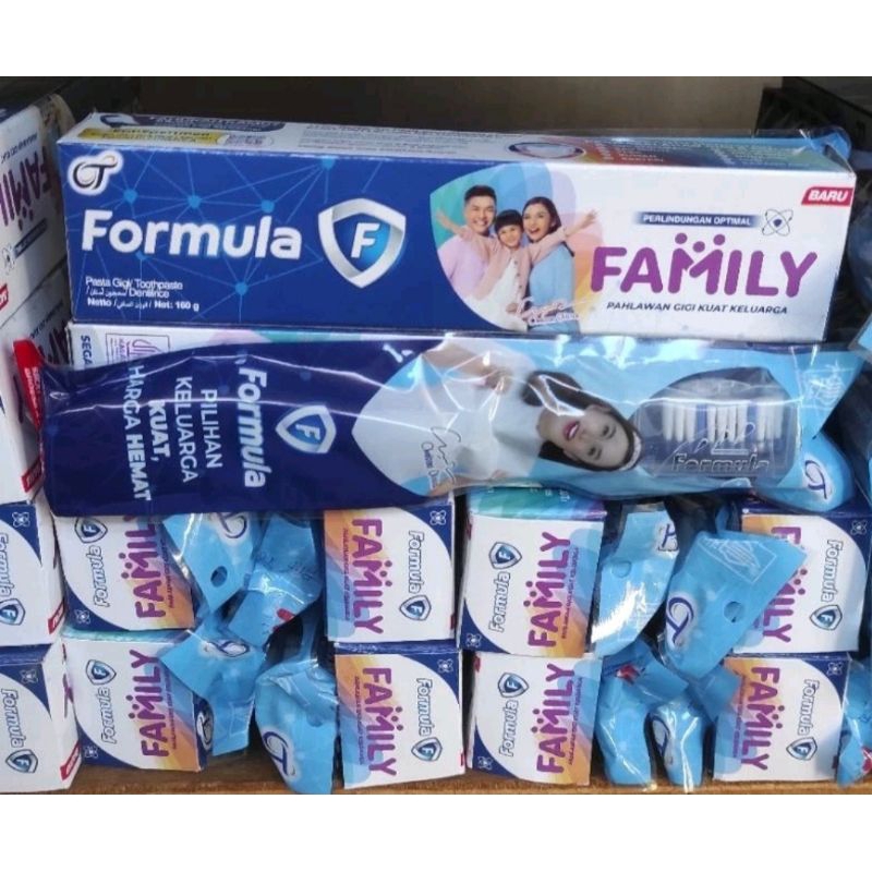 Jual Pasta Gigi Formula Family GRATIS SIKAT GIGI | Shopee Indonesia