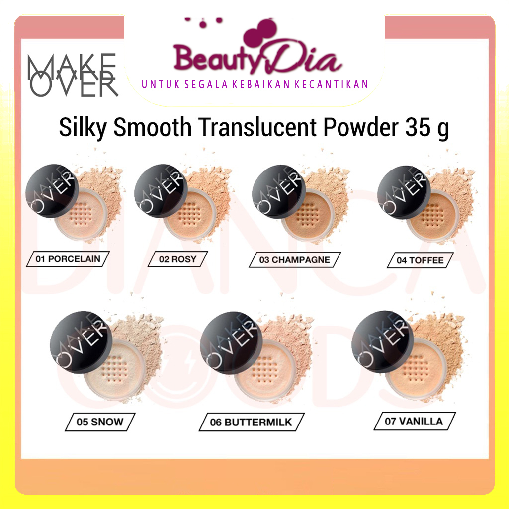 Jual Make Over Silky Smooth Translucent Powder 35 Gr - Bedak tabur yang ...