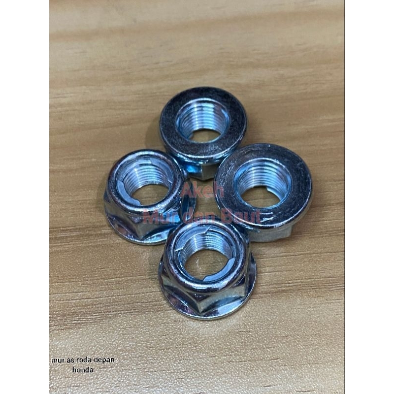 Jual Mur Lock As Roda Depan Honda Matic dan Bebek Beat Vario Revo M12 ...