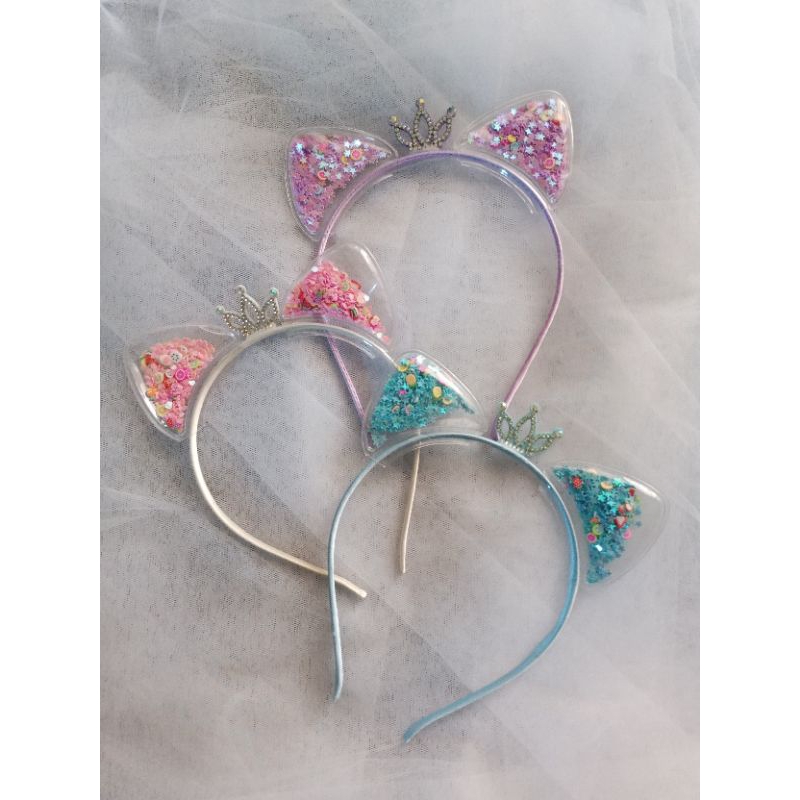 Jual bando anak cantik motif telinga kucing/cat | Shopee Indonesia