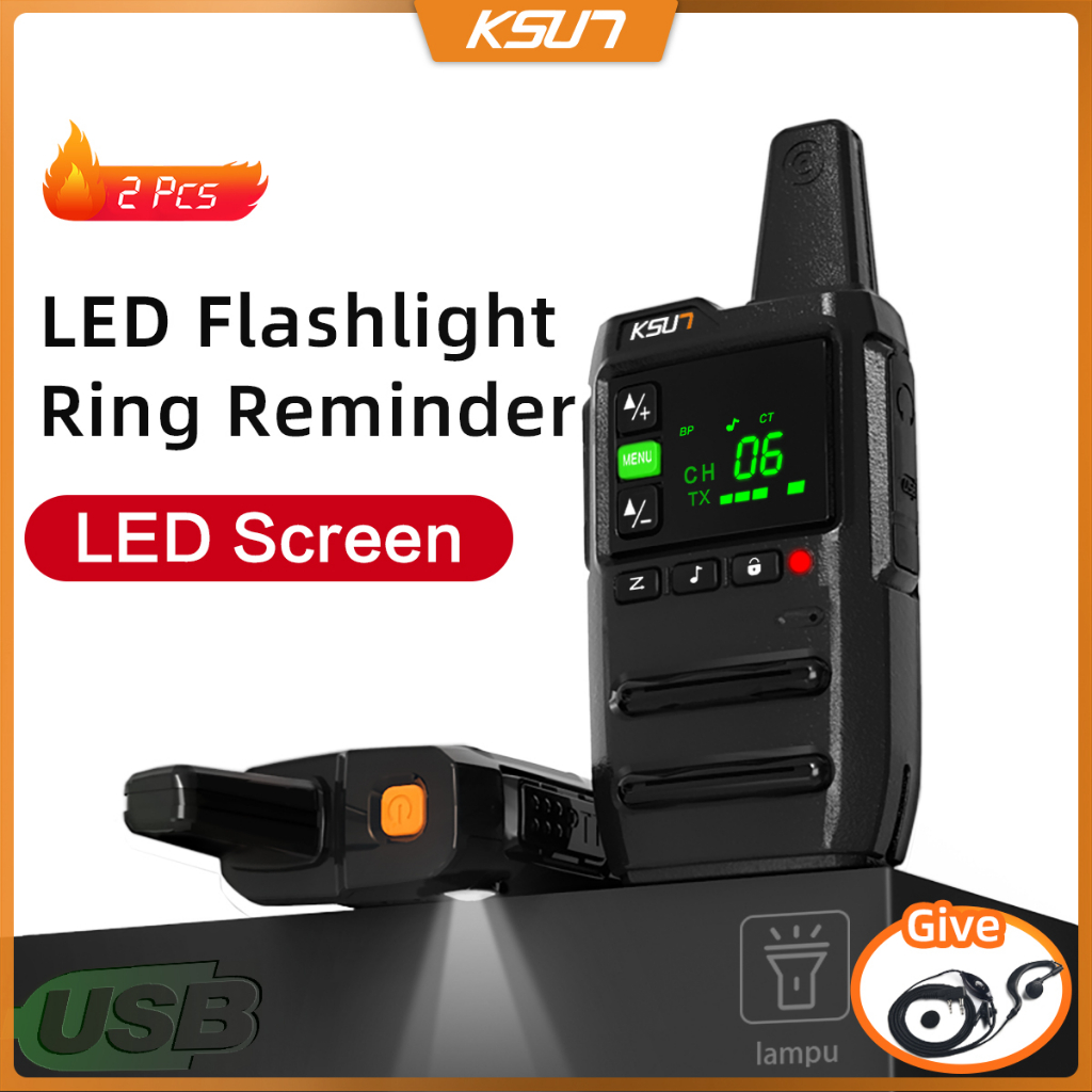 Jual HT KSUN GZ20 Mini walkie talkie 2pcs jarak jauh /Handy Talky Two ...