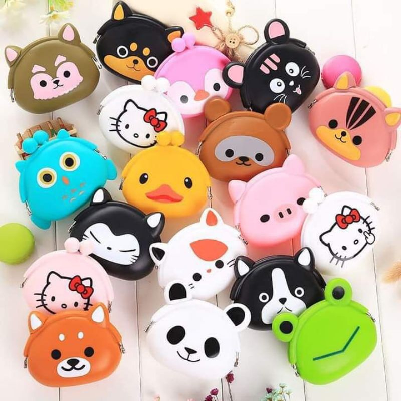 Jual Dompet Koin Viral bahan silikon(Random) | Shopee Indonesia
