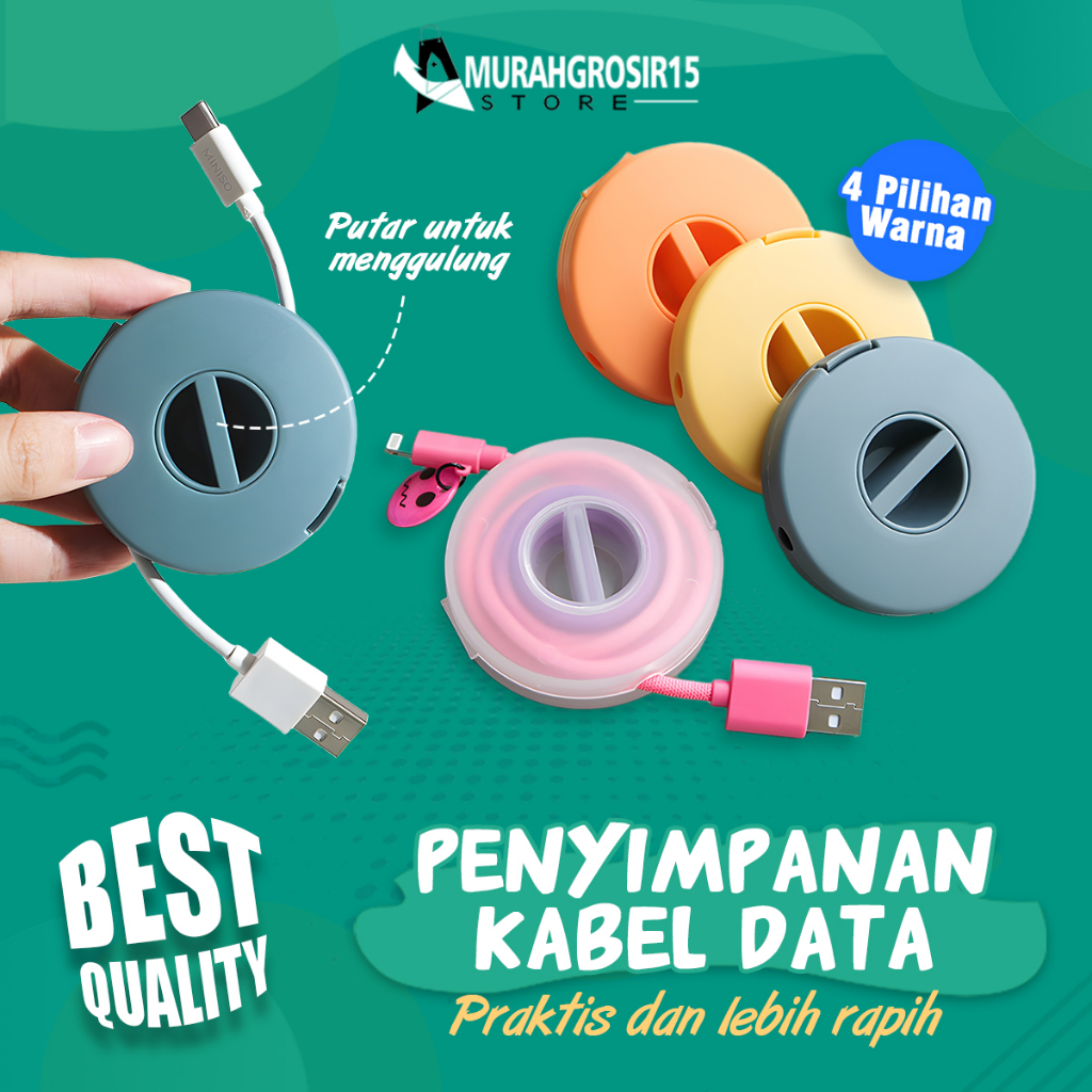 Jual Tempat Penyimpanan Kabel Data / Kabel Charger / Kabel Headset ...