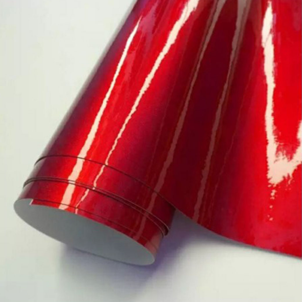 Jual Sticker Stiker Skotlet Merah Candy Glossy Merah Metalik Gloss ...