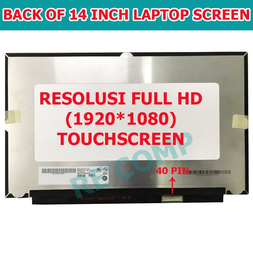 Jual LED LCD HP ELITEBOOK 840 G5 840 G6 745 G5 745 G6 14 INCH FULL HD ...