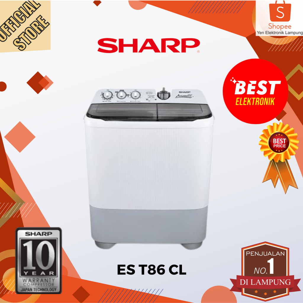 Jual Mesin Cuci Sharp EST 96CL Mesin cuci Aquamatic 9kg Twin Tub ... Jual Mesin Cuci Sharp EST 96CL Mesin cuci Aquamatic 9kg Twin Tub ...