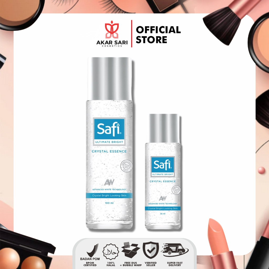 Jual SAFI ULTIMATE BRIGHT CRYSTAL ESSENCE - 35 ml | 100 ml | Shopee Indonesia