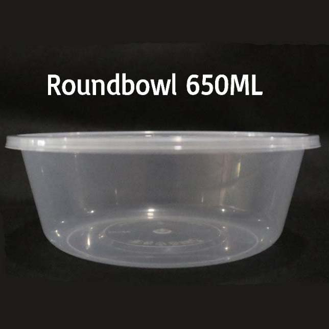 Jual Thinwall Round Bowl Mangkok Bulat 650 Ml Merk Victory Isi 25