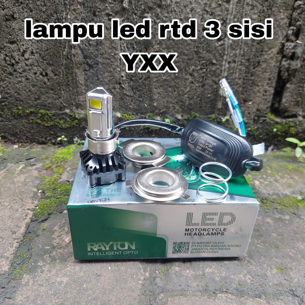 Jual LAMPU LED RTD 6 SISI || LAMPU KIPAS RTD 6 SISI || LAMPU LED MOTOR TERANG 6 SISI MERK RTD ...