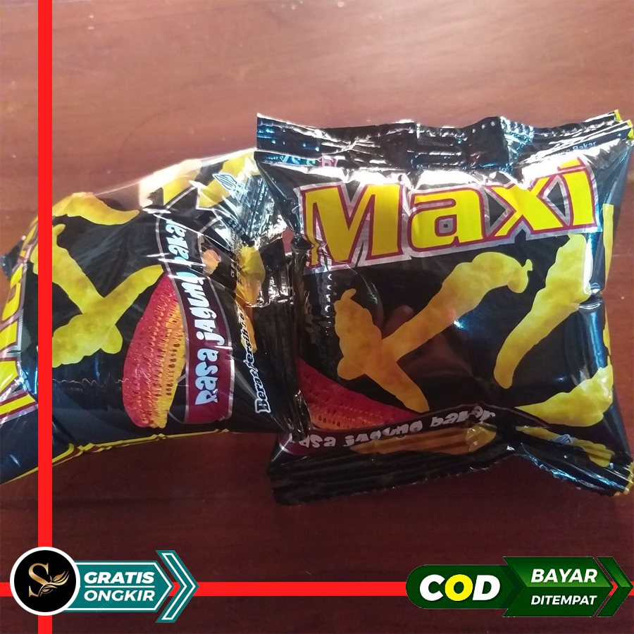 Jual Jajanan Anak Maxi Rasa Jagung Bakar 8gr Satuan Camilan Rasa Jagung ...