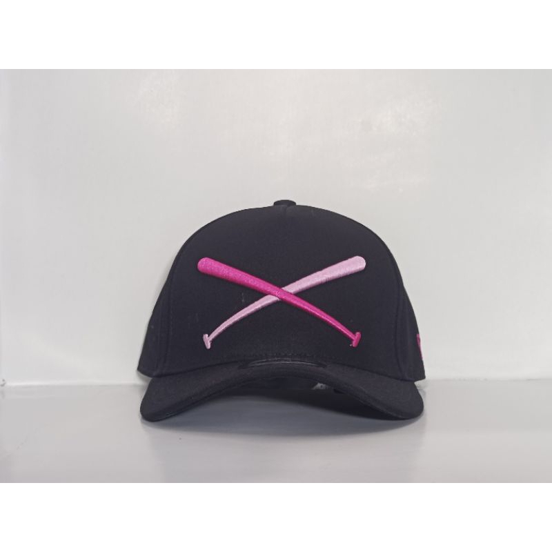 Jual Logo X Baseball Pink Bahan Hitam Topi Premium | Shopee Indonesia
