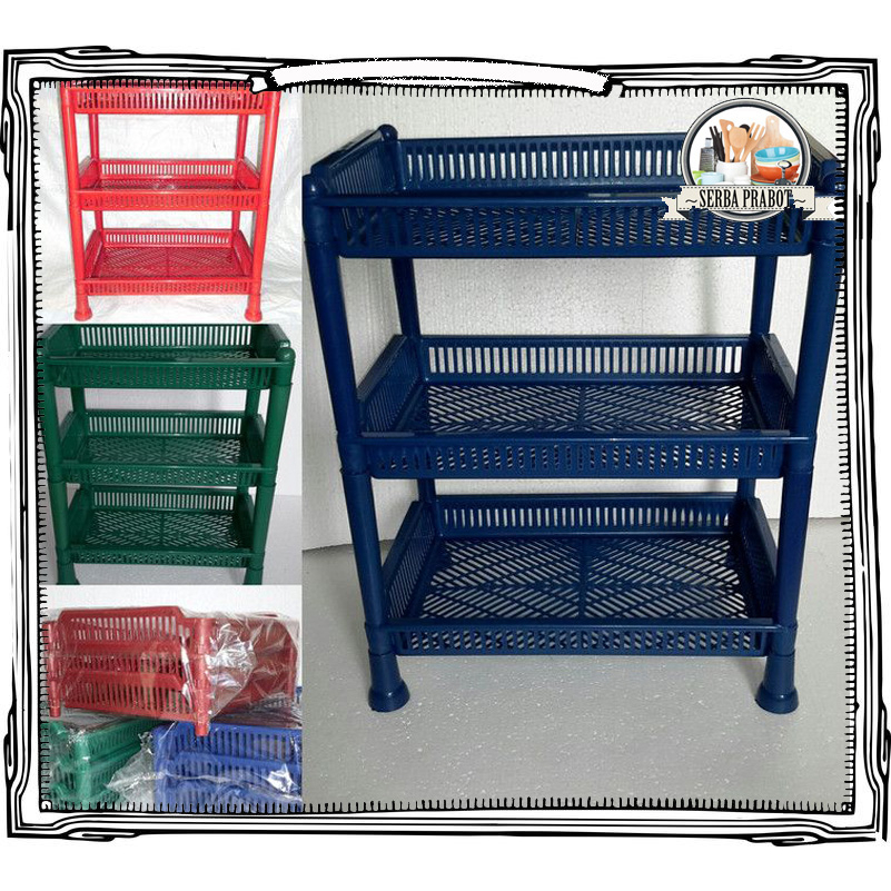 Jual Rak Minimalis Serbaguna Plastik 3 Susun Kecil/Rak bumbu | Shopee ...
