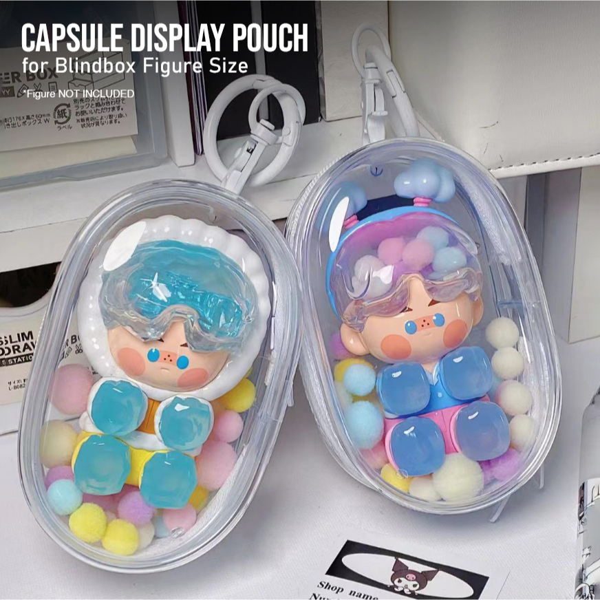Jual Capsule Display Pouch Case Keychain for Pop Mart 52Toys Popmart ...