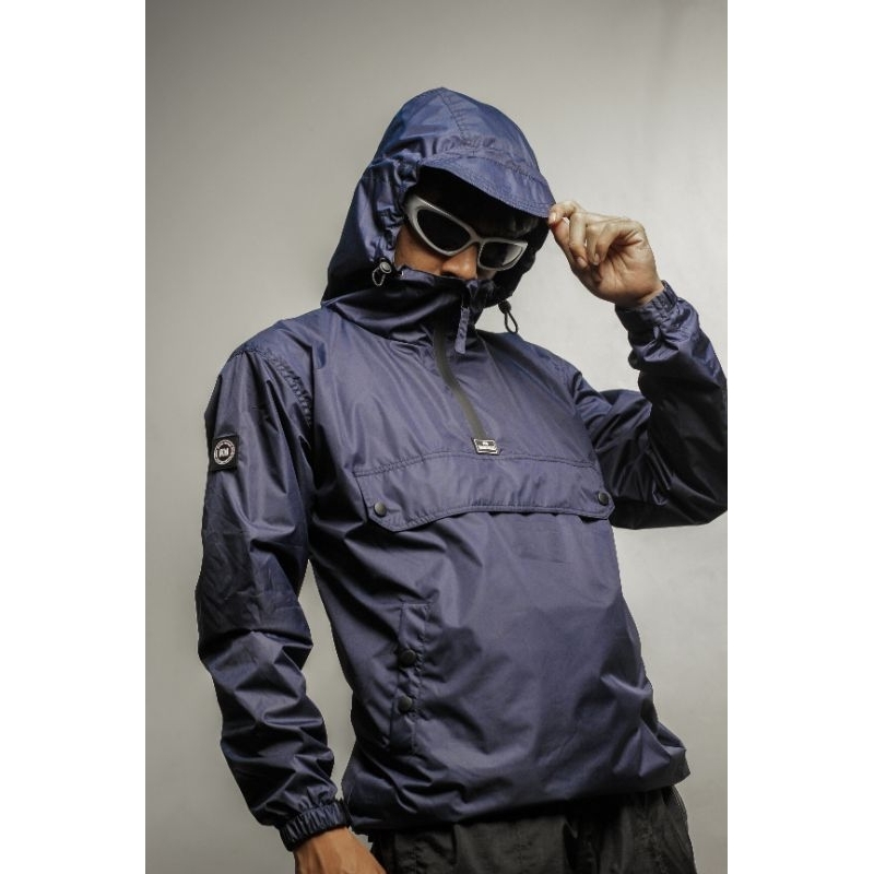 Jual TROUBLEMAKER CAGOULE JACKET NAVY - OUTDOOR JACKET - CASUAL JACKET ...