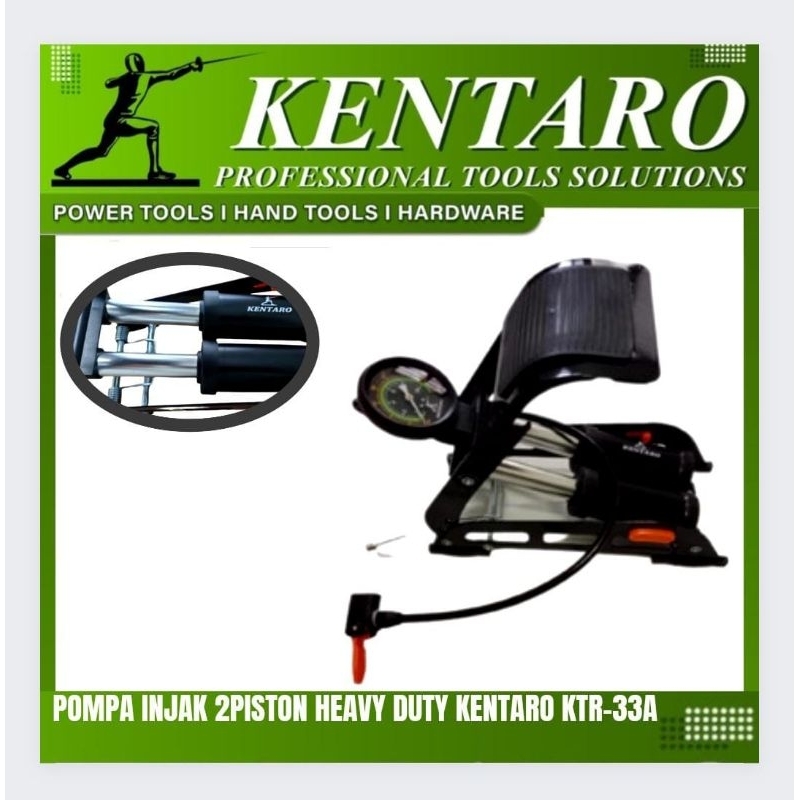 Jual POMPA INJAK/MOBIL KTR 33A KENTARO 2 TABUNG HEAVY DUTY | Shopee ...
