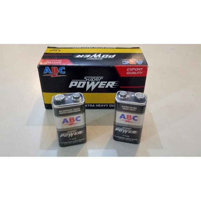 Jual Baterai/Battery/Batere ABC Super Power 9V Batre 9V ABC Super Power ... Jual Baterai/Battery/Batere ABC Super Power 9V Batre 9V ABC Super Power ...