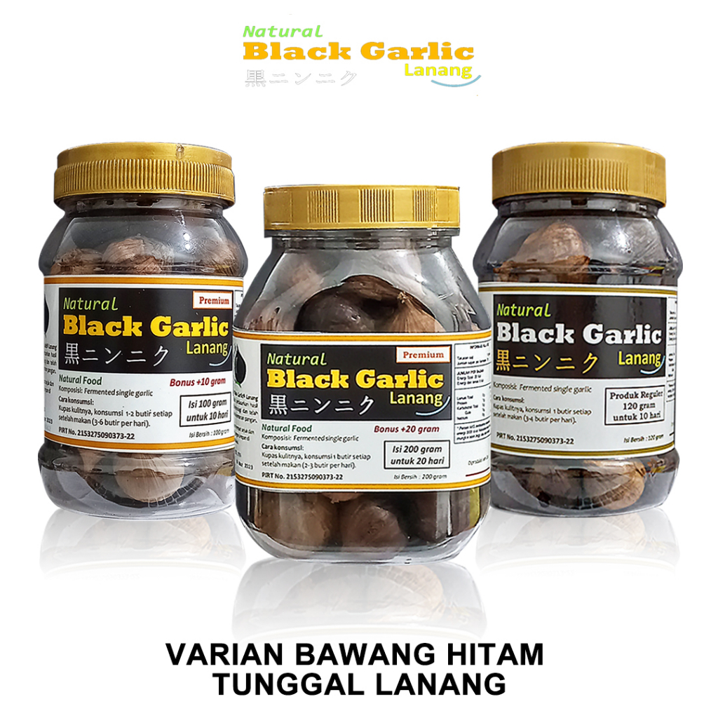 Jual Black Garlic Premium BPPT | Healbeau Black Garlic Bawang Hitam Tunggal 250gr | Bawang Putih ...