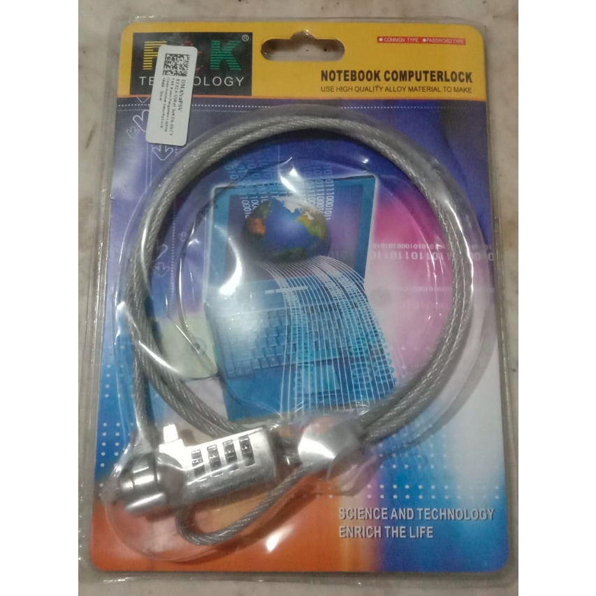 Jual Kunci Pengaman Laptop Code Number Security Lock | Shopee Indonesia