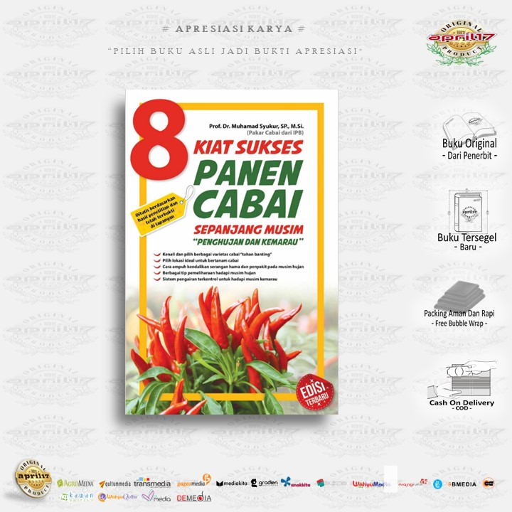 Jual BUKU 8 KIAT SUKSES PANEN CABAI SEPANJANG MUSIM "PENGHUJAN DAN ...