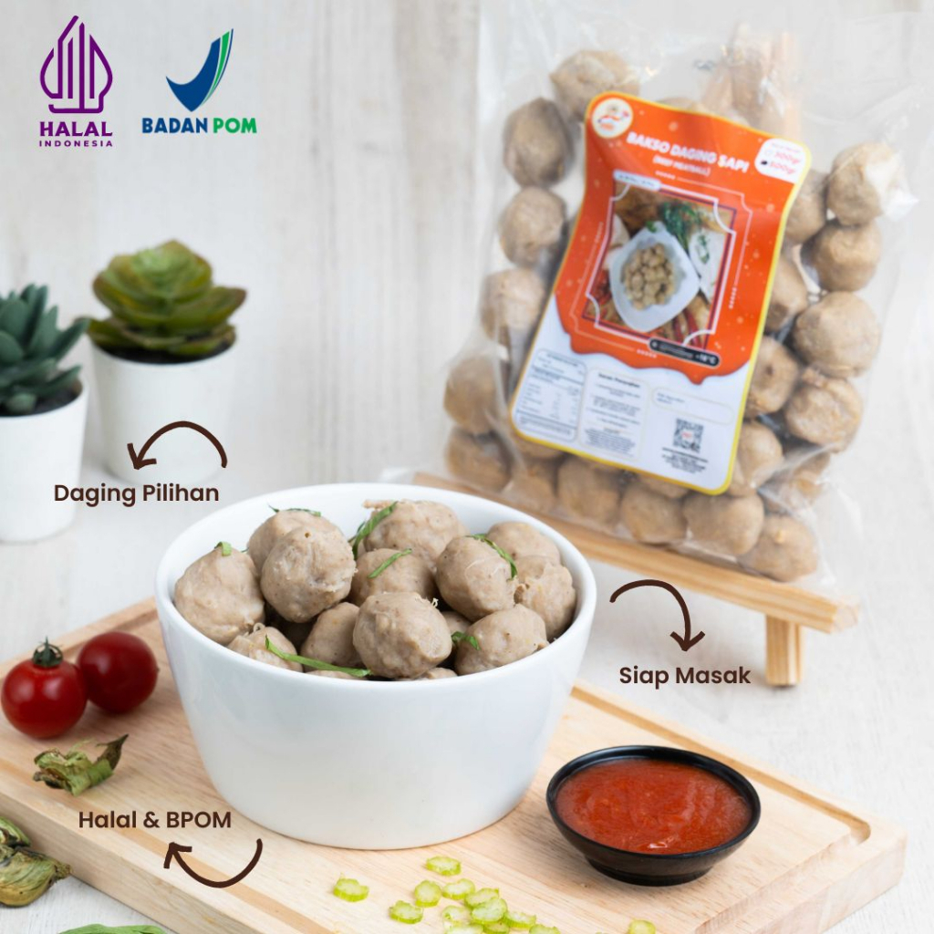 Jual Si Boy Bakso Premium Daging Sapi Asli (Beef Meatball) 1000gr (Siap ...