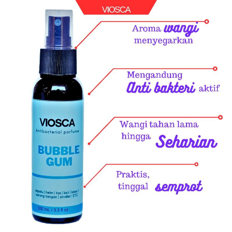 Jual VIOSCA antibacterial parfum Parfum Pengharum Sepatu dan Tas Anti ...