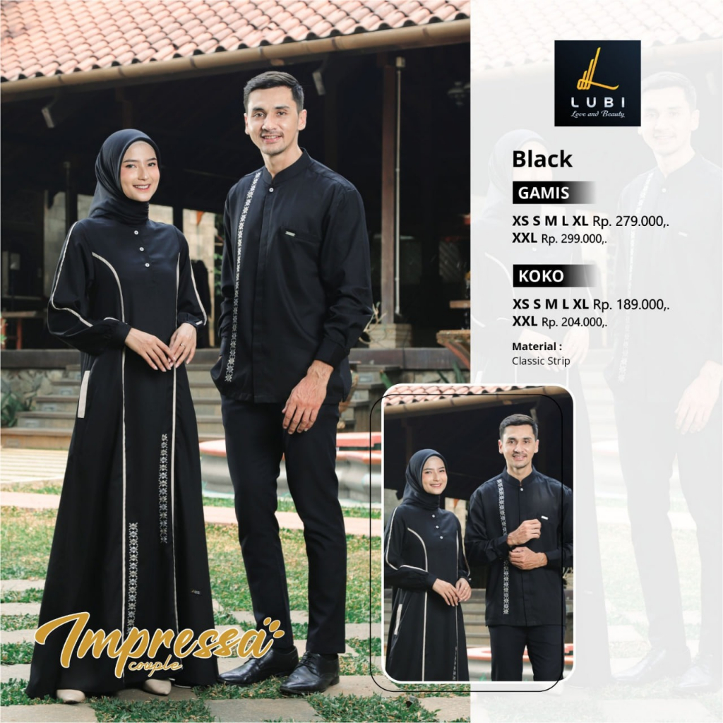 Jual COUPLE LUBI IMPRESSA KOKO-GAMIS TERBARU | Shopee Indonesia