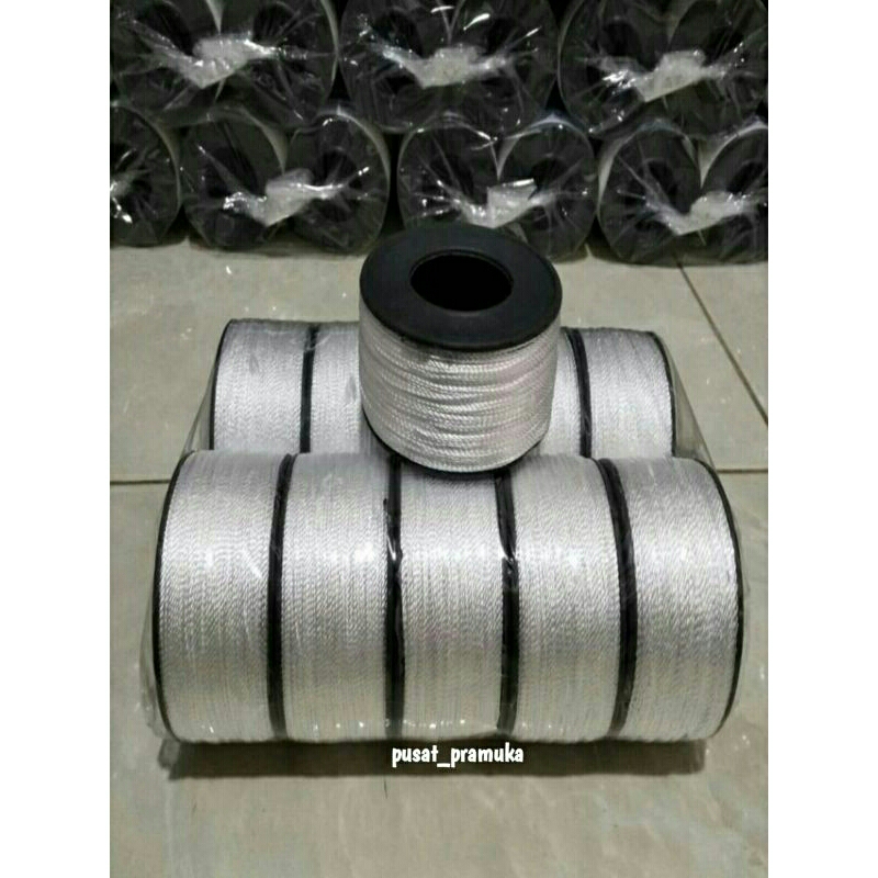 Jual Benang tali bendera plastik bangunan layangan nilon putih besar 1 ...