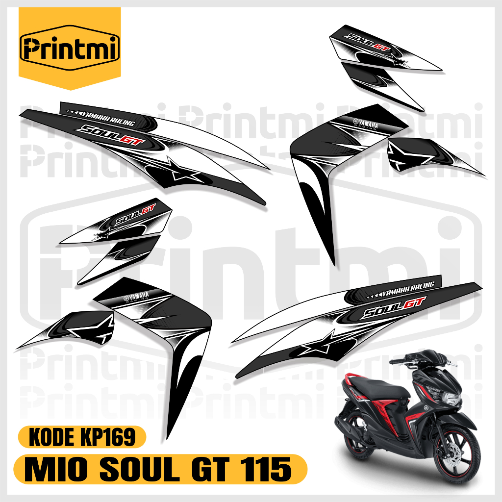 Jual Stiker Striping Motor Mio Soul GT 115 2012-2015 Variasi Racing ...