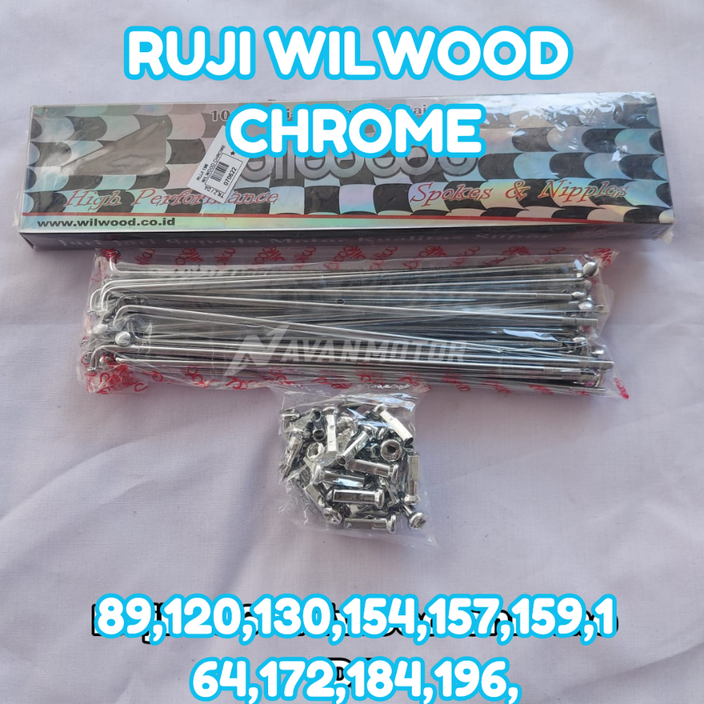 Jual RUJI JARI JARI JERUJI CHROME MOTOR RING 14 17 MOTOR BEBEK JUP MX ...