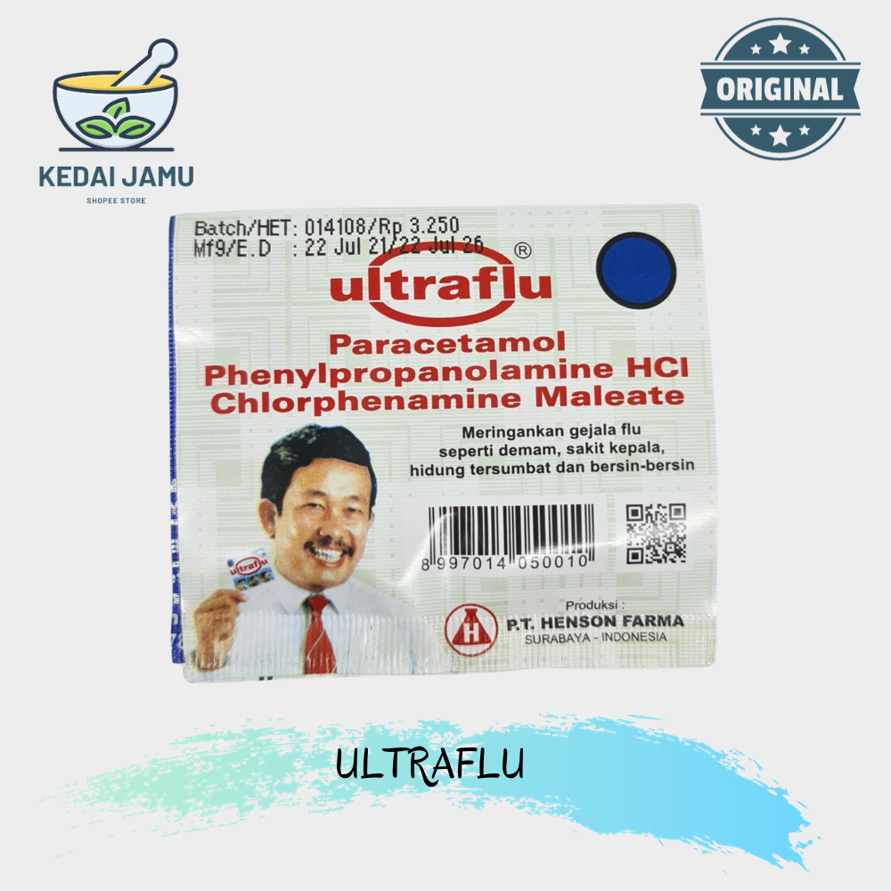 Jual ULTRAFLU 4 Tablet Meringankan Gejala Flu | Shopee Indonesia