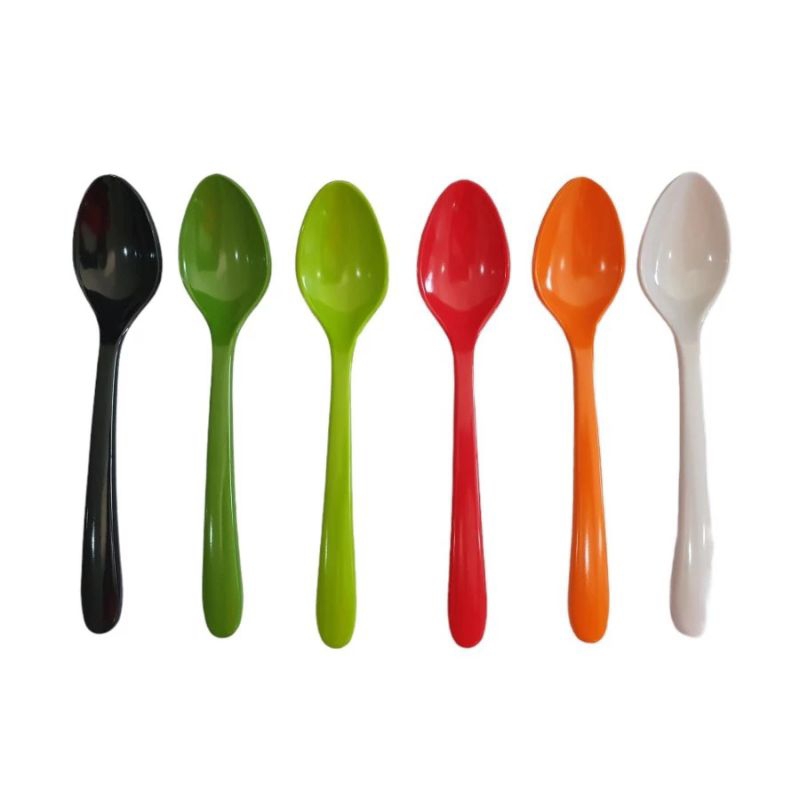 Jual Sendok Makan Sendok Melamin Warna Warni Good Will 6 Pcs | Shopee ...