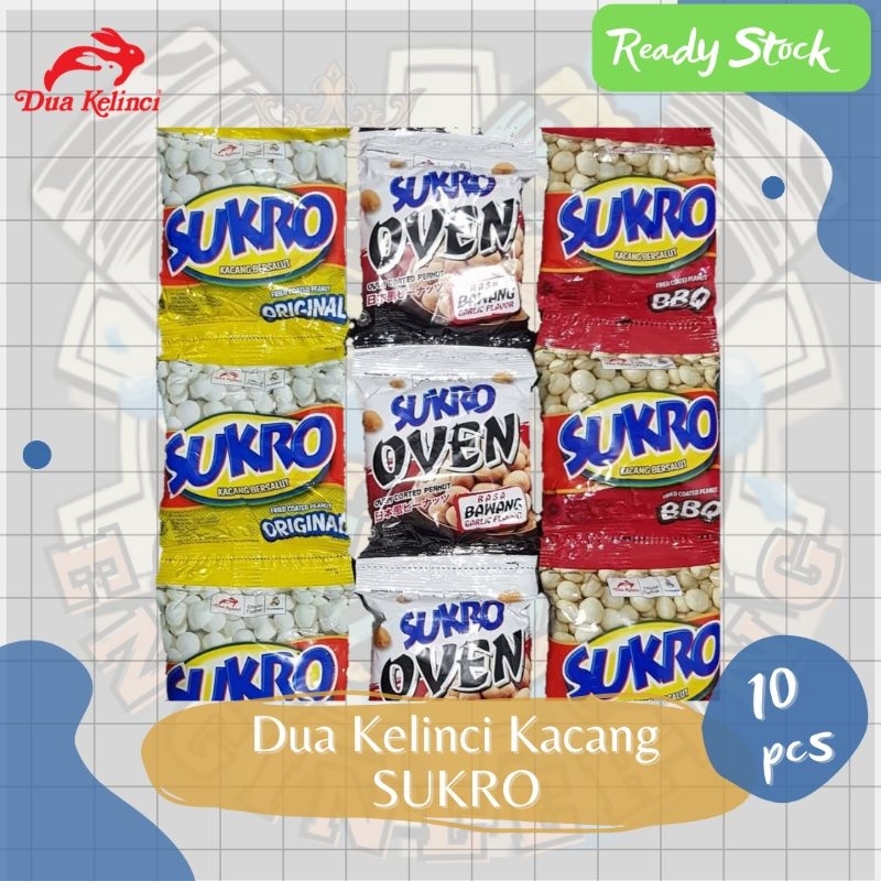 Jual Dua Kelinci Kacang Sukro Renceng isi 10 psc | Shopee Indonesia