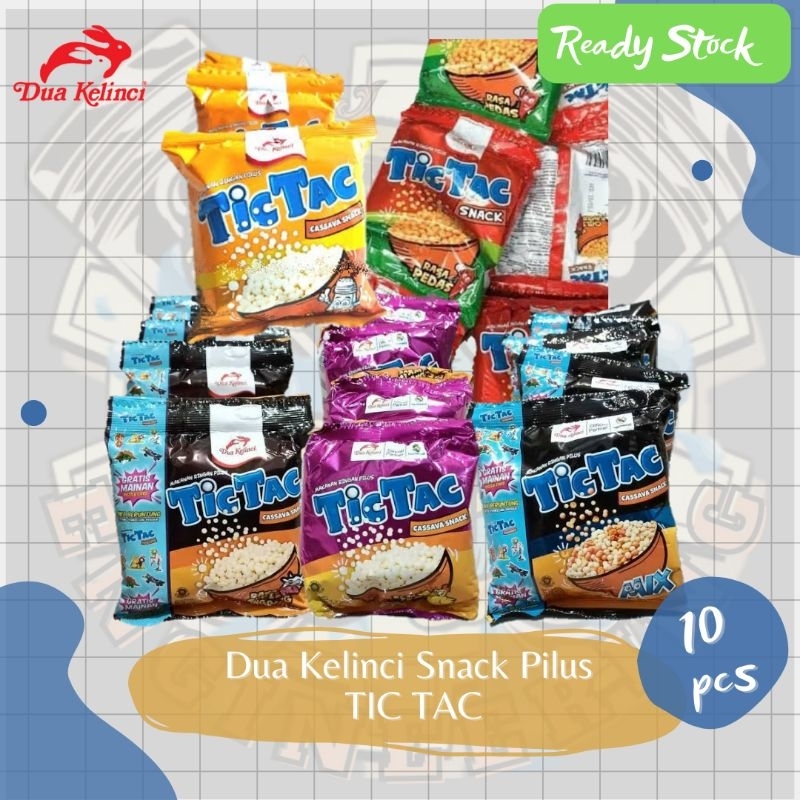 Jual TicTac Snack Pilus DUA KELINCI Isi 10pcs | Shopee Indonesia