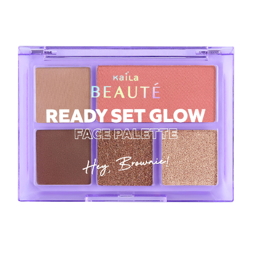 Jual KAILA BEAUTE Ready Set Go Face Palette - 5in1 Eyeshadow Blush ...