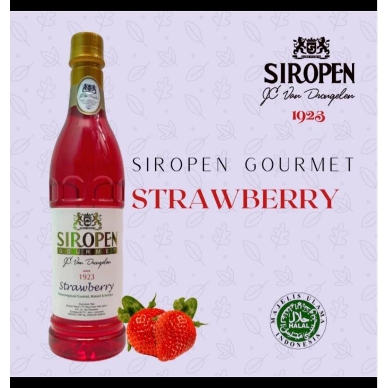 Jual SIRUP PREMIUM SIROPEN RASA STRAWBERRY 700ml (Botol Anti Pecah ...