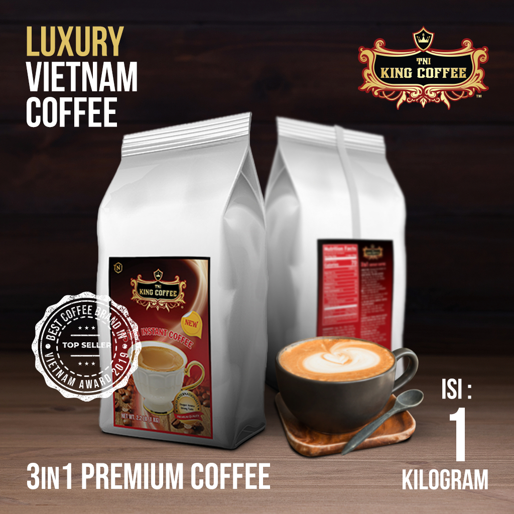 Jual Kopi Instan Import Vietnam Trung Nguyen King Coffee 3 In 1 Isi 1 ...