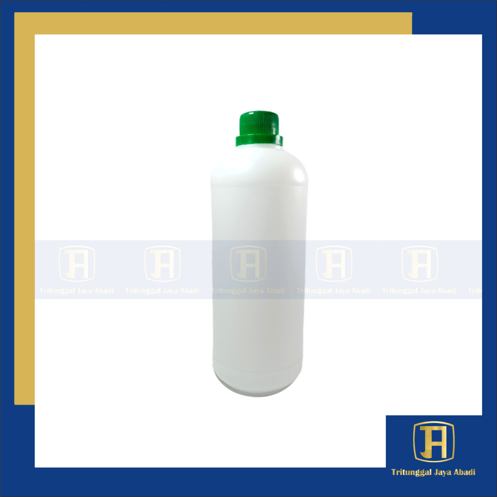 Jual Botol Agro/Botol Labor/Botol Pupuk 1LT Natural Tutup Hijau Tua ...