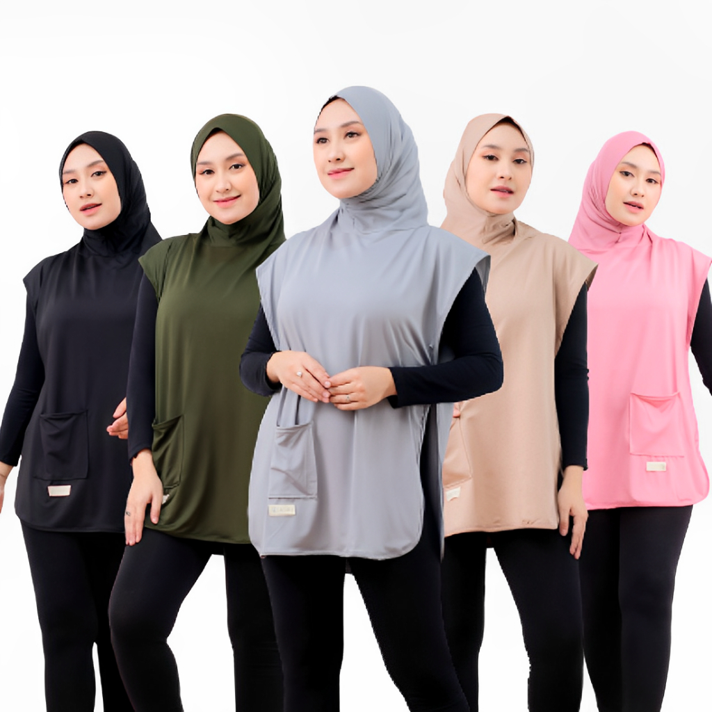 Jual Adhisti Rompi Hijab Olahraga Wanita Instan - Vest Hijab Olahraga ...