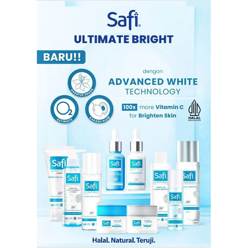 Jual SAFI ULTIMATE BRIGHT SERIES (DISKON) | Shopee Indonesia