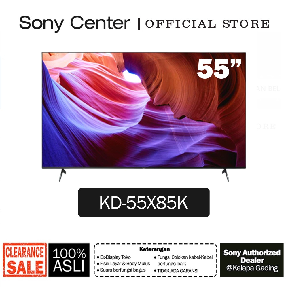 Jual SONY LED TV KD-55X85K / KD55X85K / KD 55X85K / X85K Ultra HD 4K ...